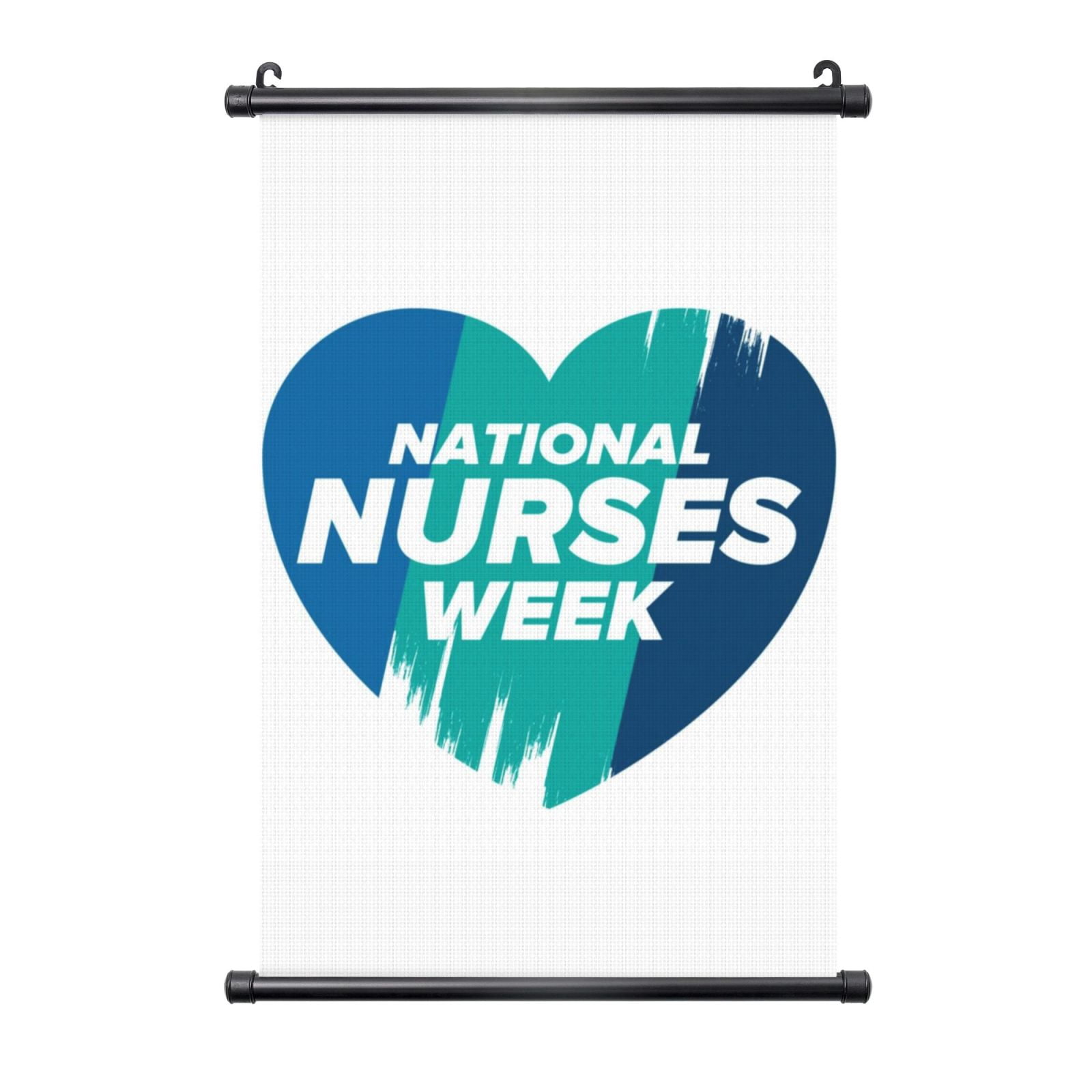 Happy Nurse Appreciation Week 2025 Poster Wall Art Banner Backdrop ...