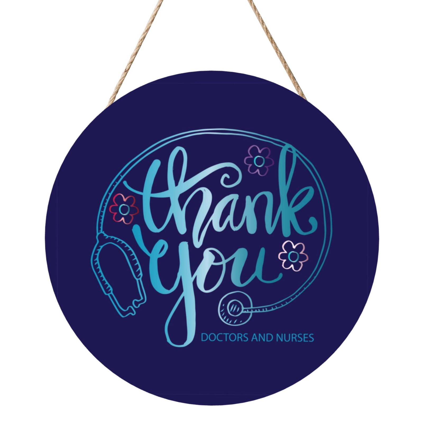 Happy Nurse Appreciation Week 2025 Wooden Hanging Sign Ornament Welcome ...