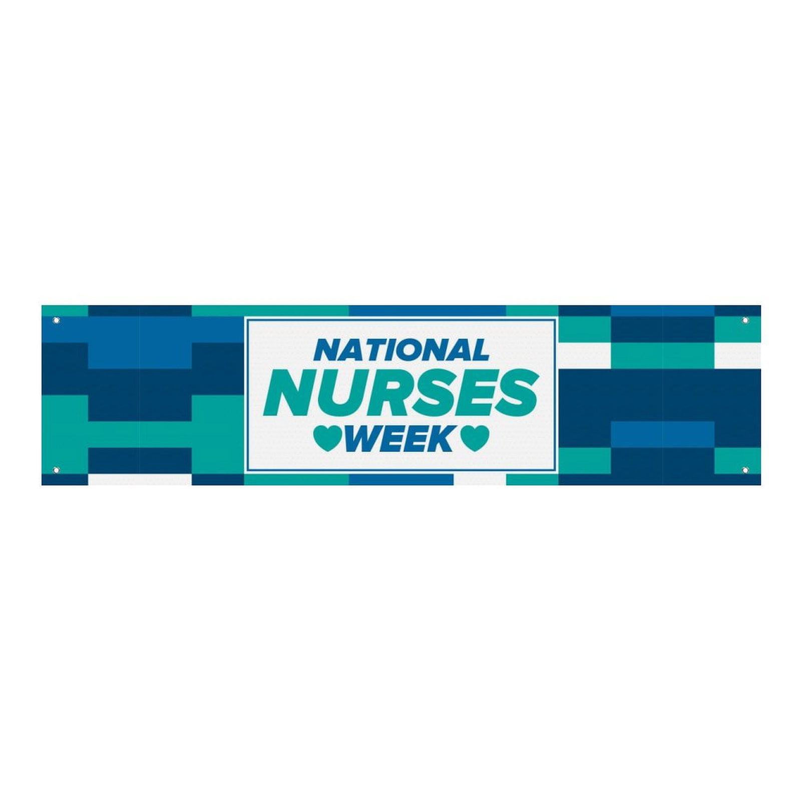 Happy Nurse Appreciation Week Day Banners Flag Hanging Backdrop Sign ...