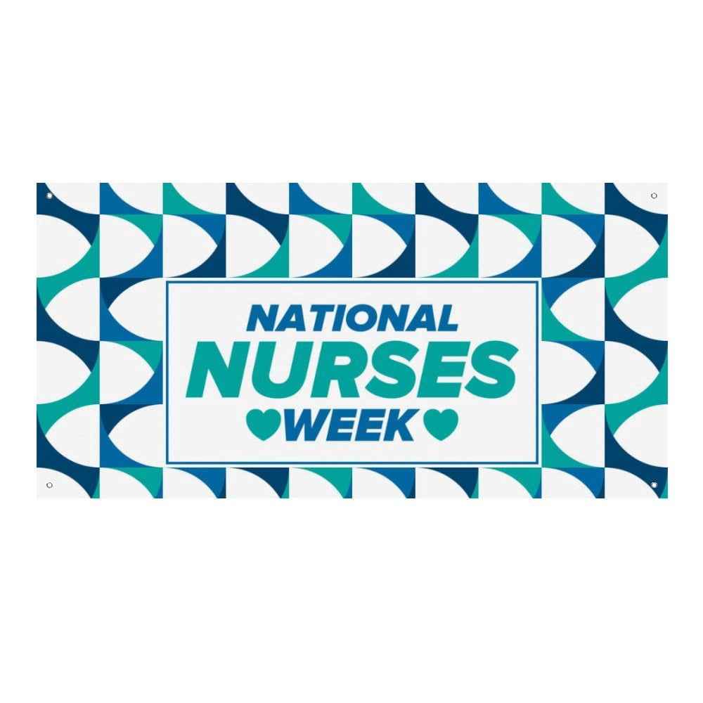 Happy Nurse Appreciation Week Day Banners Flag Hanging Backdrop Sign ...