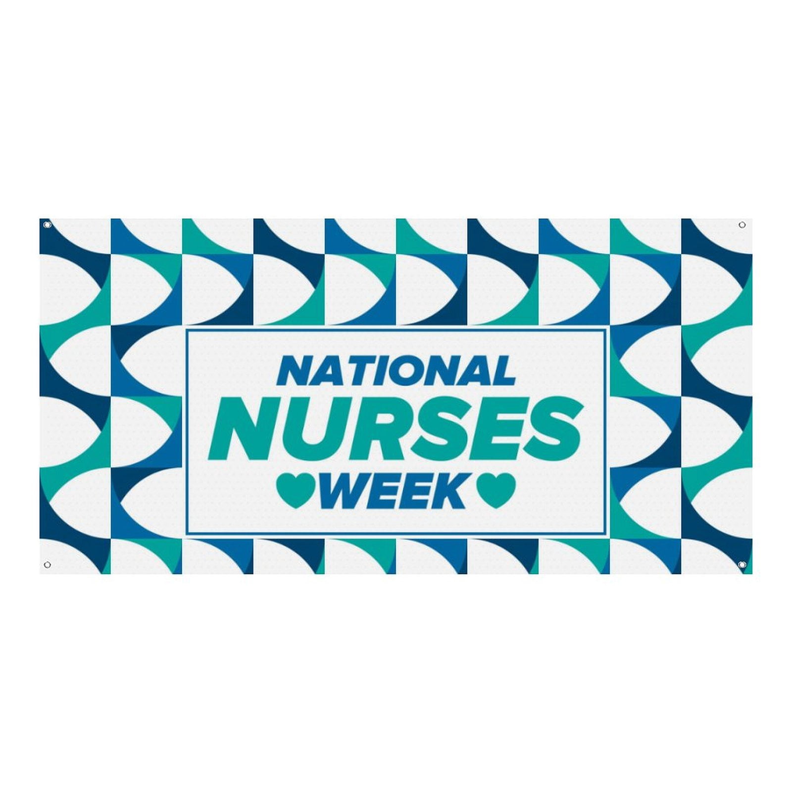 Happy Nurse Appreciation Week Day Banners Flag Hanging Backdrop Sign ...