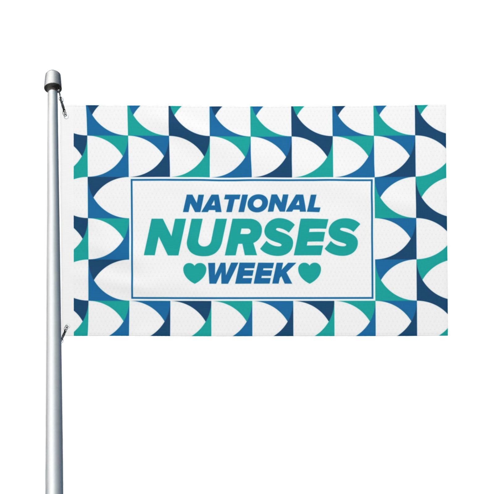Happy Nurse Appreciation Week Flag 3x5 Ft Double-Sided Flag Outdoor ...