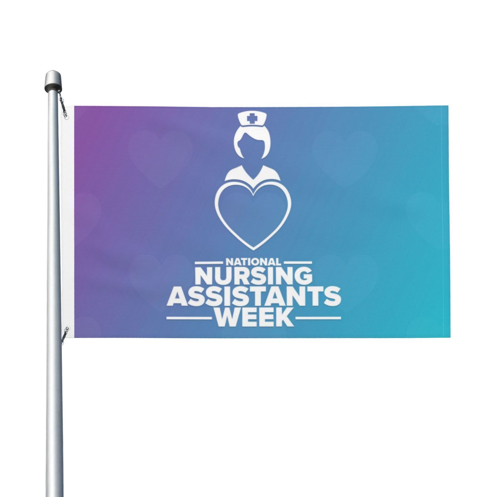 Happy Nurse Appreciation Week Flag 3x5 Ft Double-Sided Flag Outdoor ...