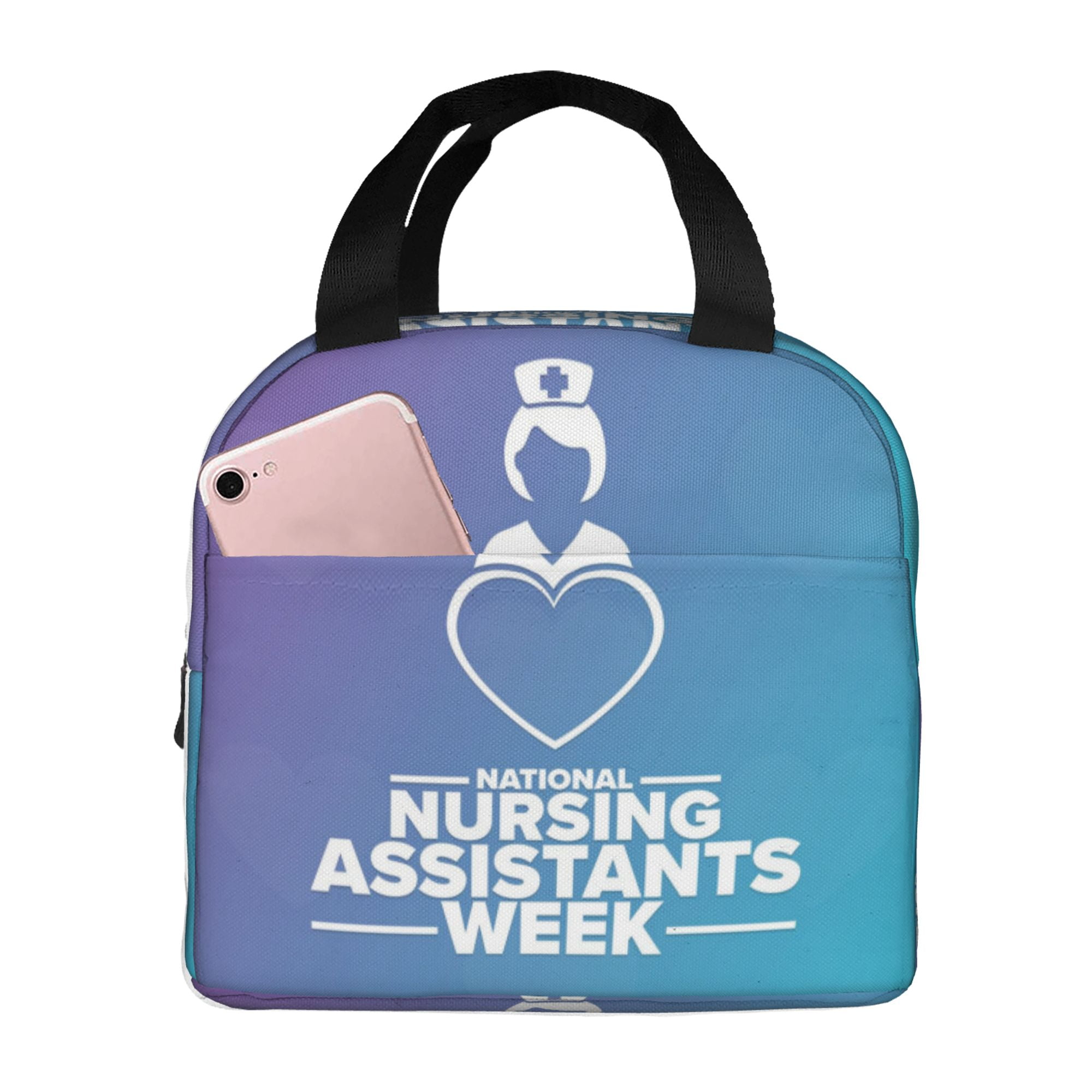 Happy Nurse Appreciation Week Lunch Bag Reusable Insulated Tote Box ...