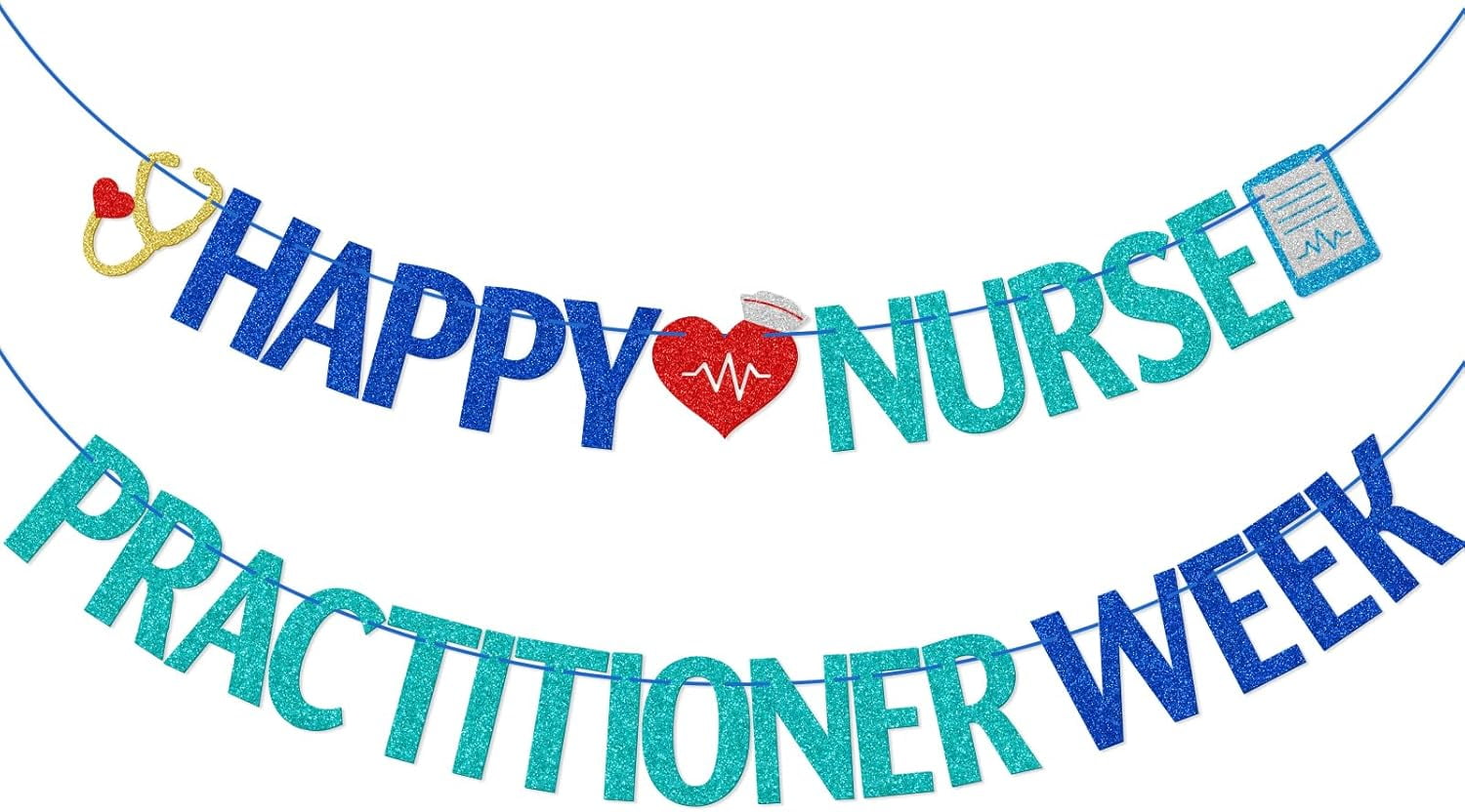 Happy Nurse Practitioner Week Banner, NP Appreciation Week Party Decor ...