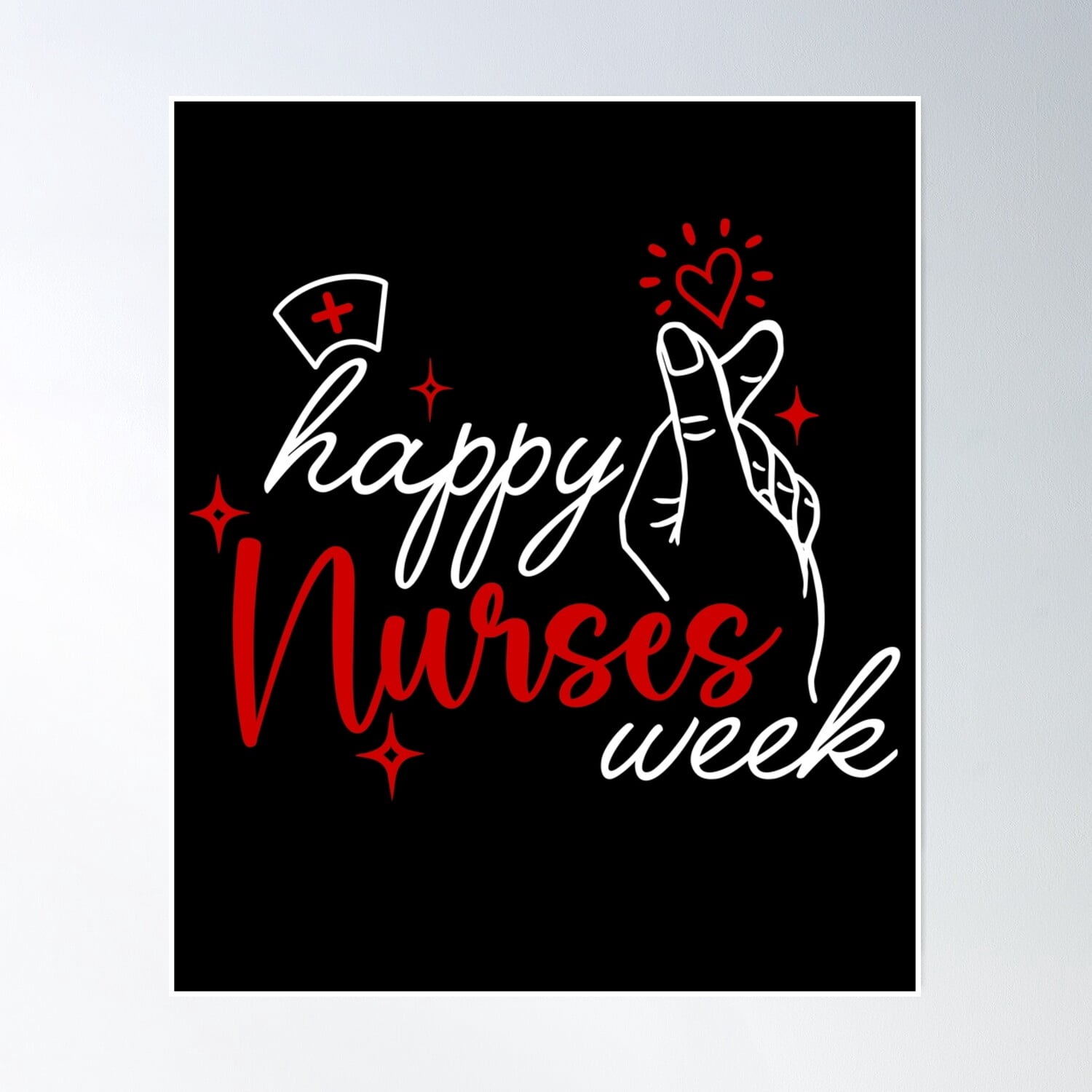 Happy Nurse Week 2025 Appreciation Gift For Nurses Poster Wall Art ...