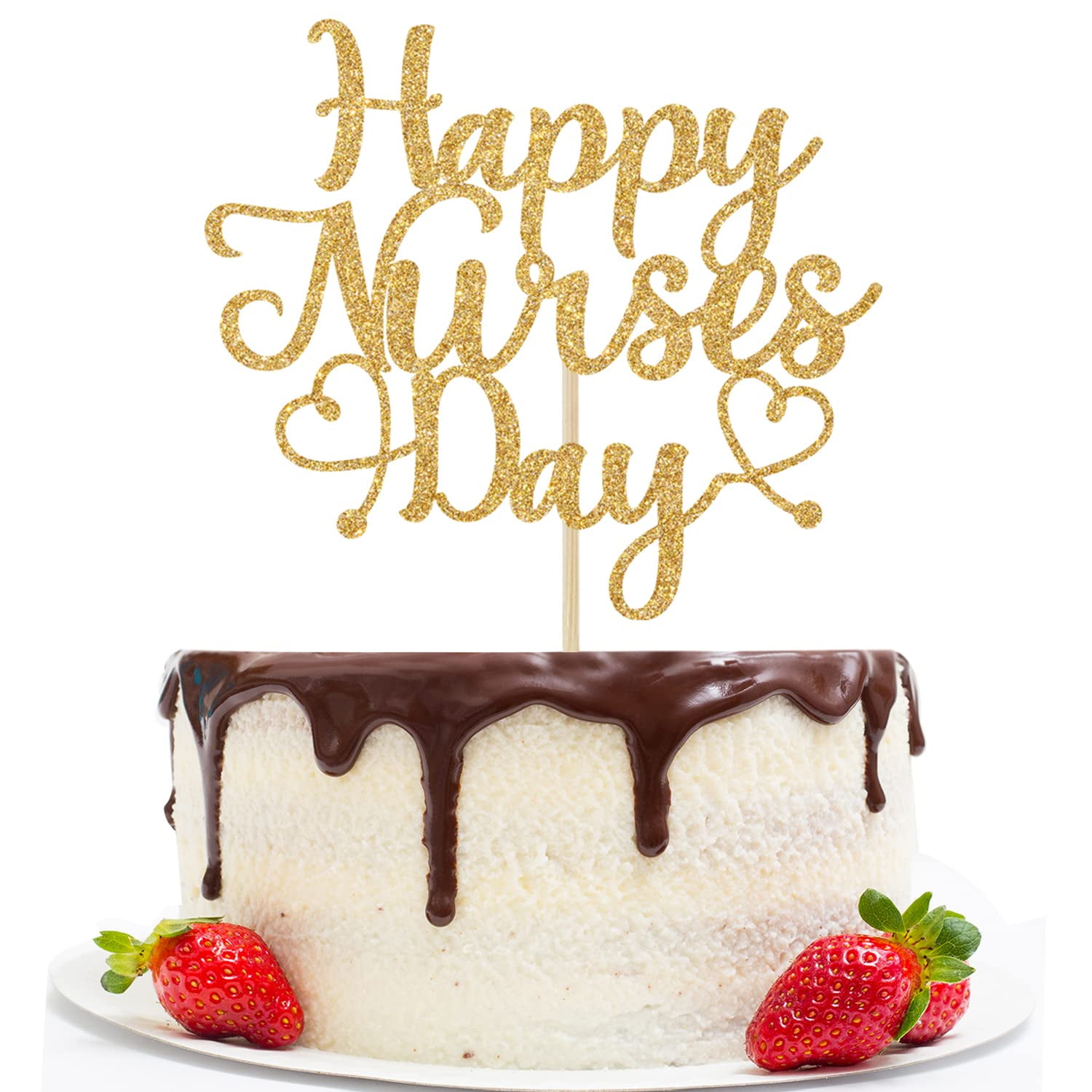 Happy Nurses Day SCH4 Cake Topper, Thank You Nurse Happy Nurses Week ...