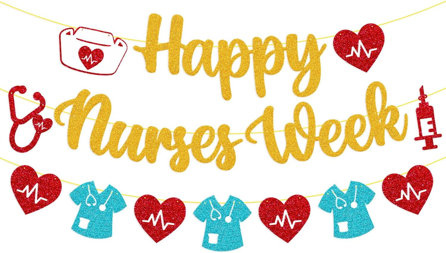 Happy Nurses Week Banner Nurse Appreciation Week Decoration Thank You ...