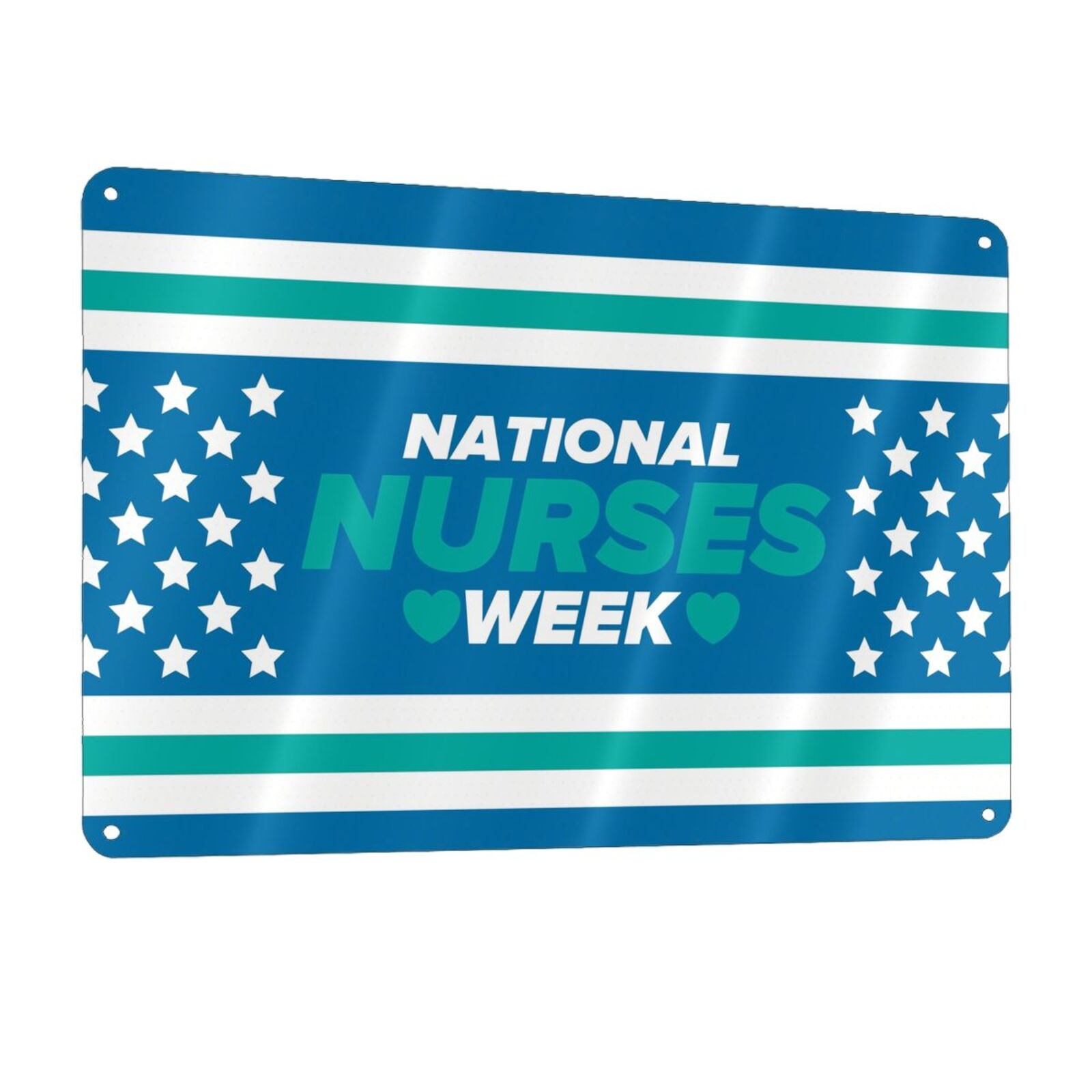 Happy Nurses Week Day 2022 Sign 12x8in Indoor Outdoor Metal Information ...