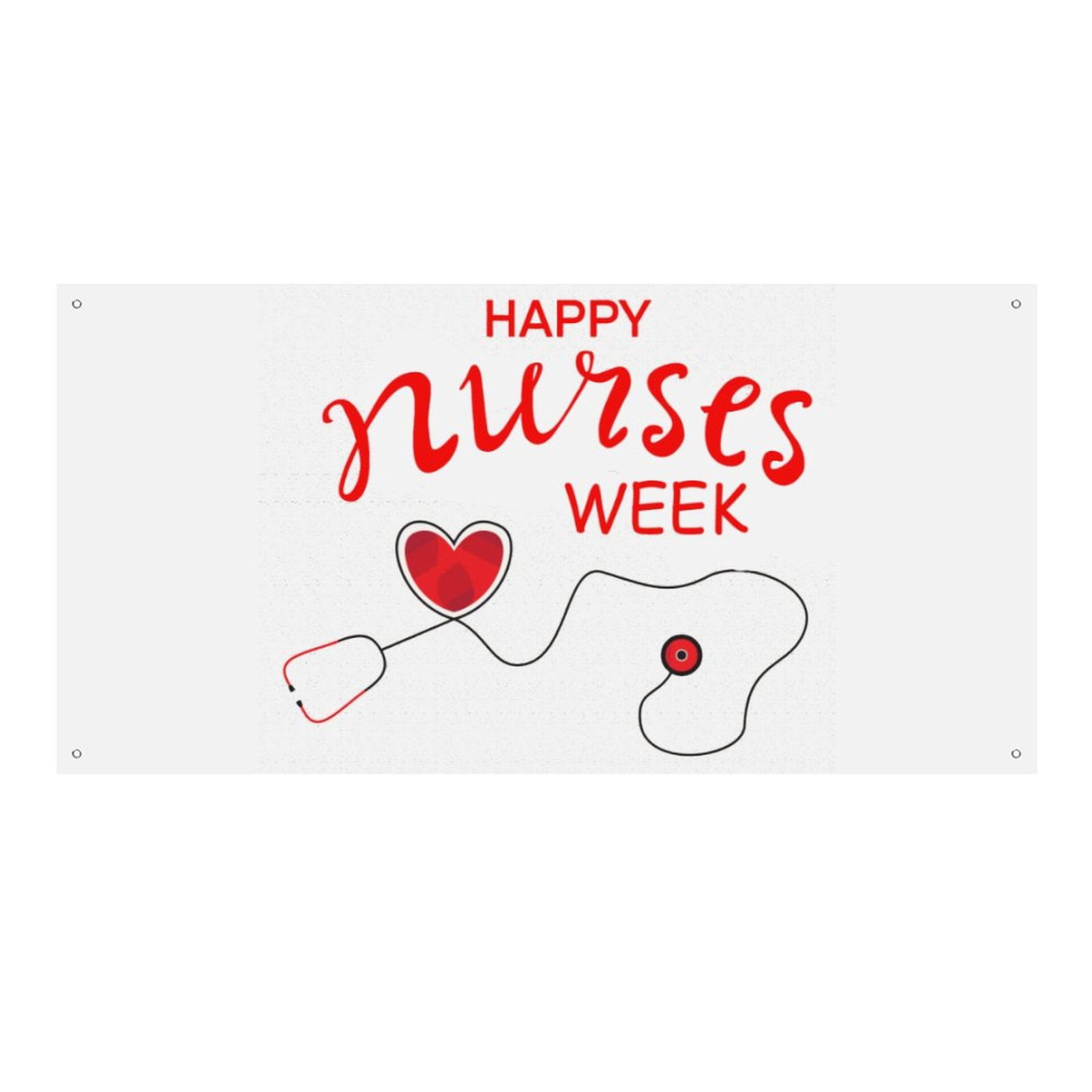 Happy Nurses Week Day Banners Flag Hanging Backdrop Sign Wall ...