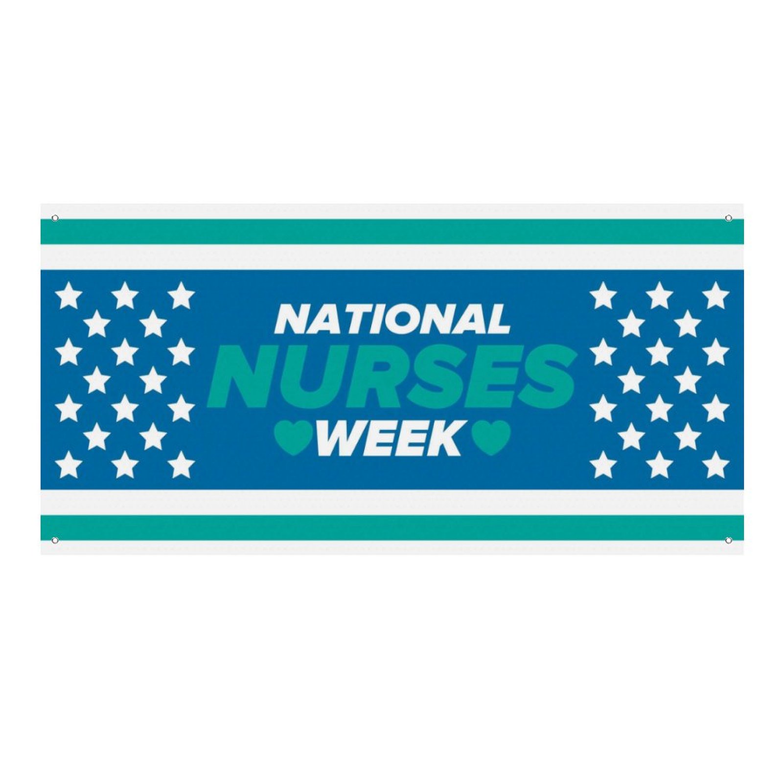 Happy Nurses Week Day Banners Flag Hanging Backdrop Sign Wall ...