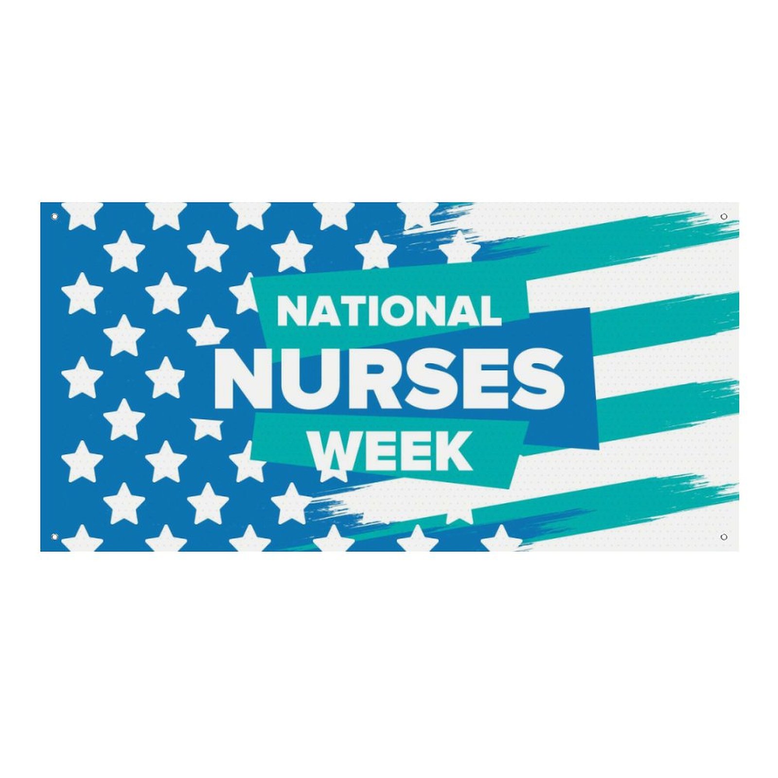 Happy Nurses Week Day Banners Flag Hanging Backdrop Sign Wall ...