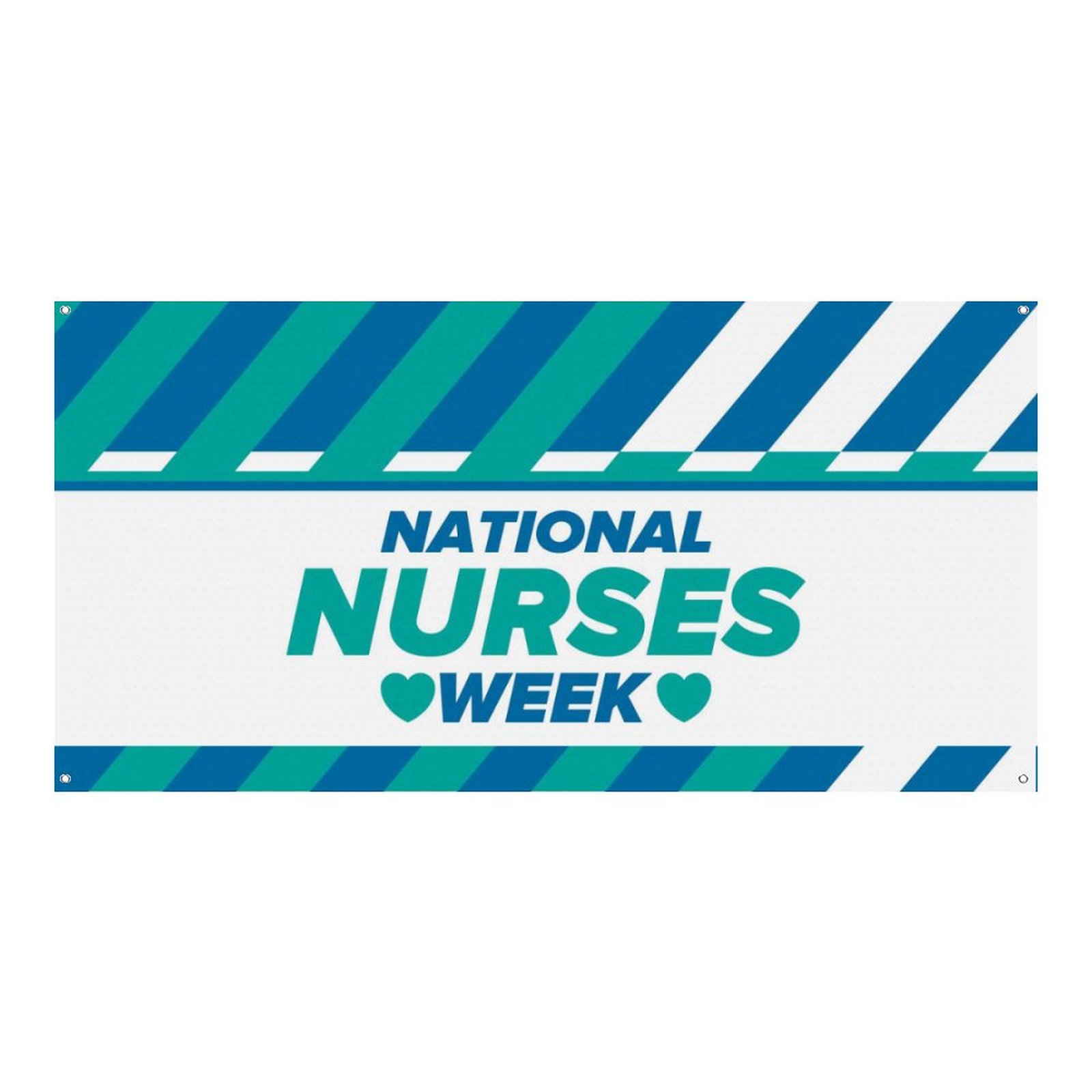 Happy Nurses Week Day Banners Flag Hanging Backdrop Sign Wall ...