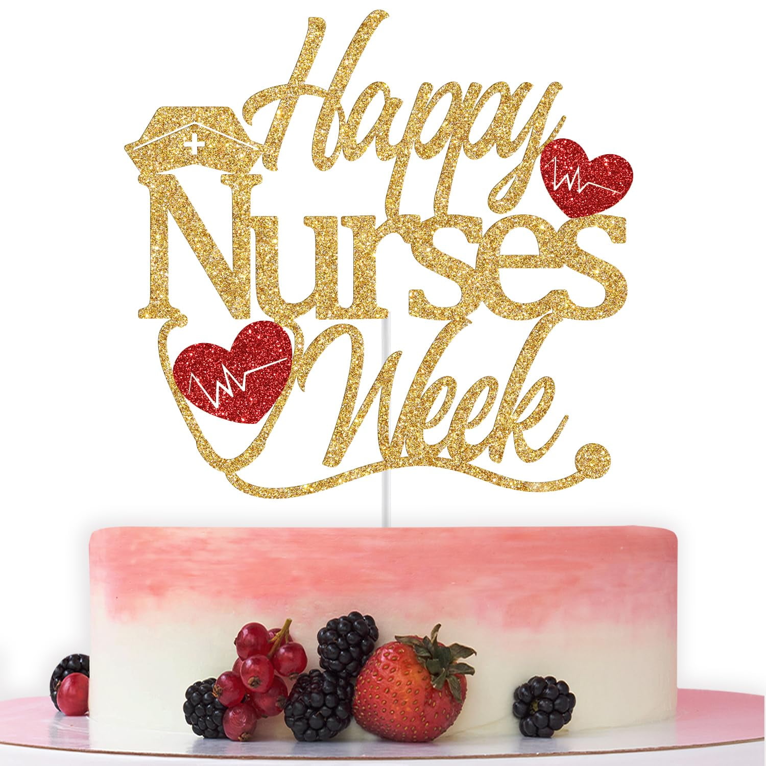 Happy Nurses Week FEV6 Cake Topper, Thank You Nurses Decorations, We ...