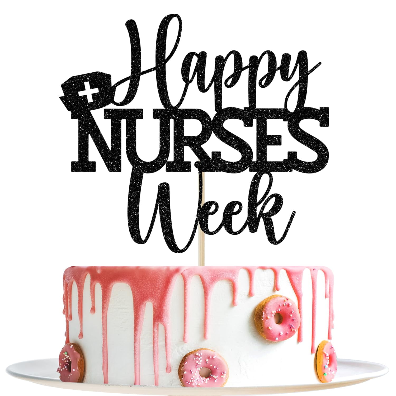 Happy Nurses Week TWE5 Cake Topper, Thank You Nurses Party Decorations ...