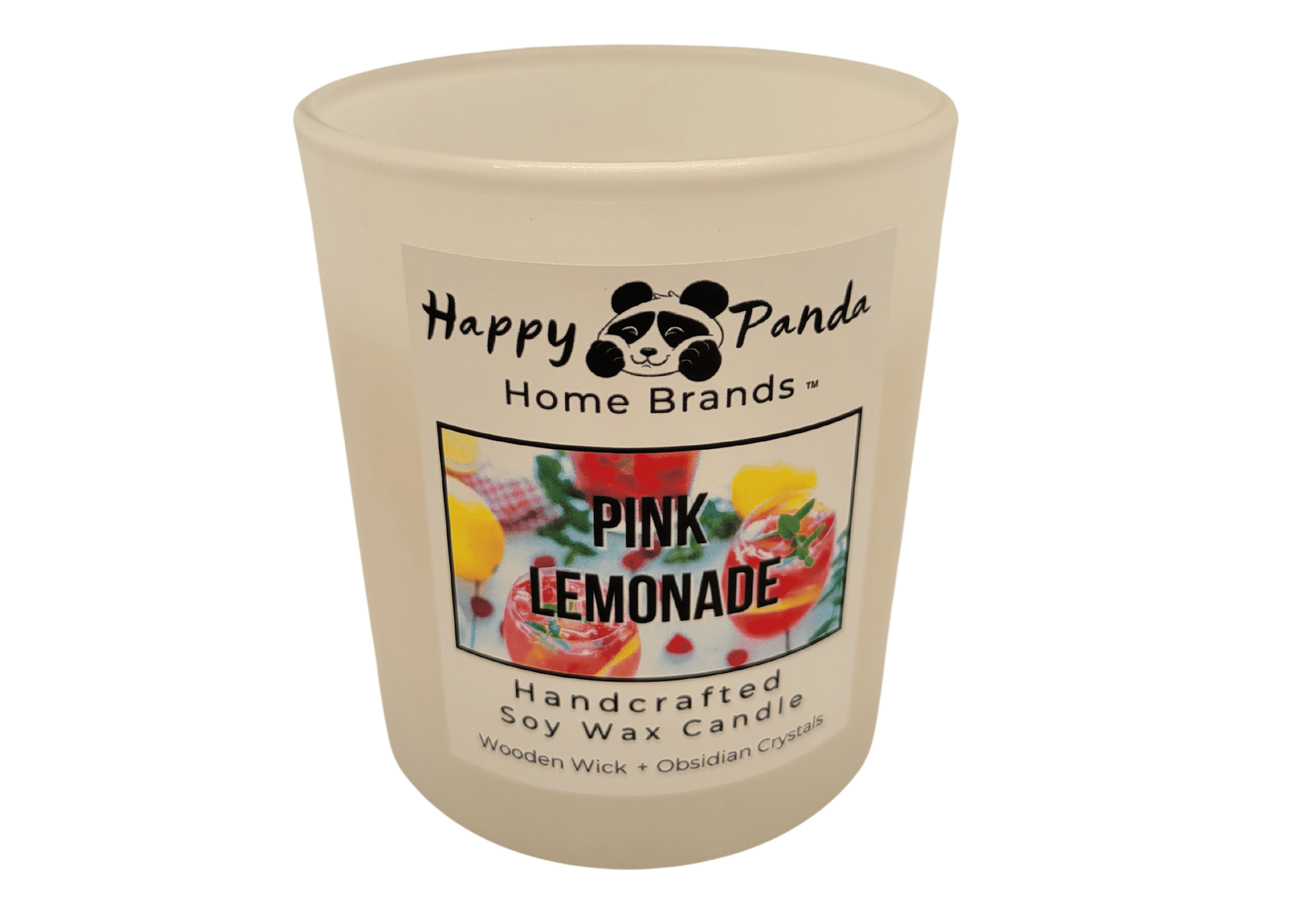 Pink Lemonade 10oz. Scented Candle | Happy Panda Home Brands - Walmart.com