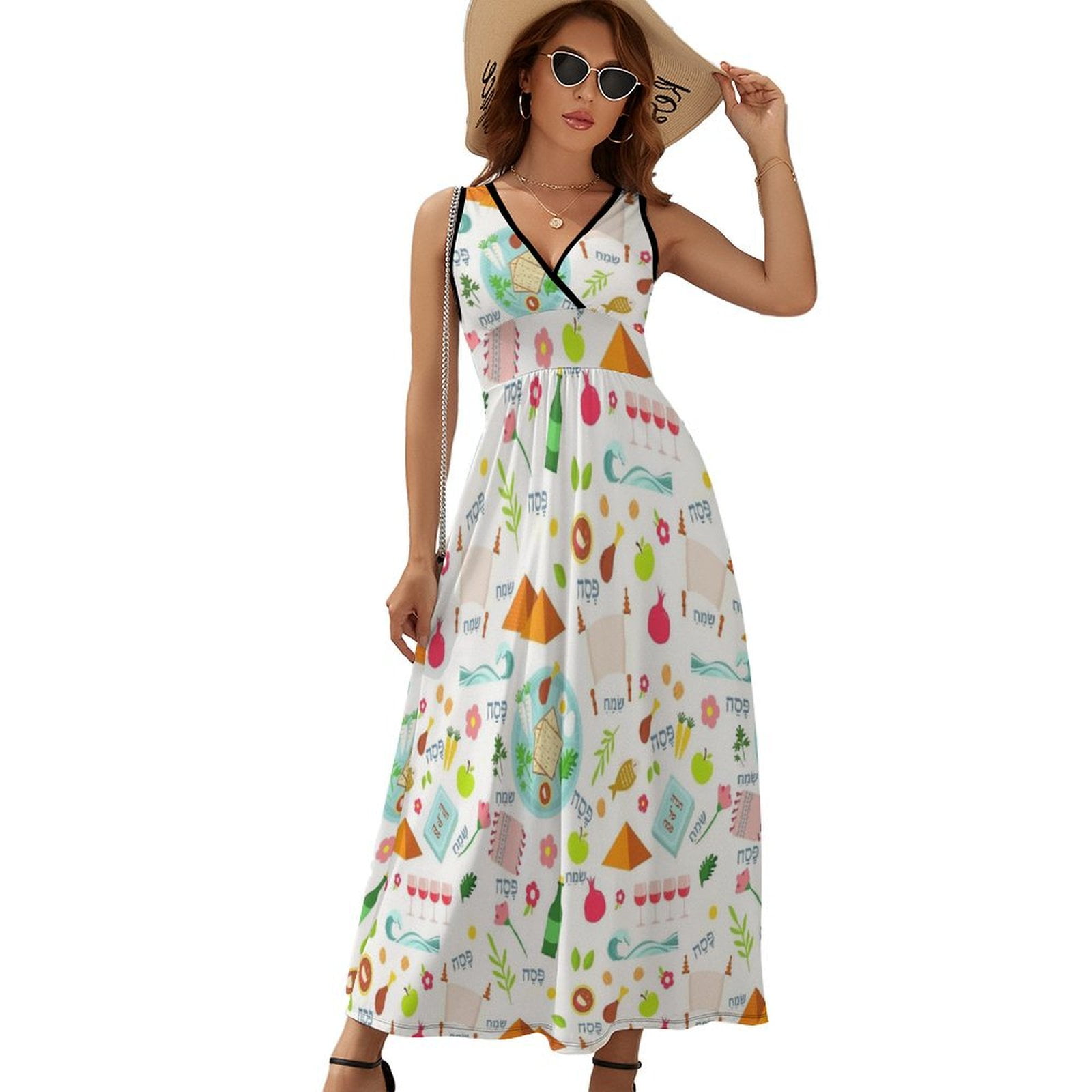 Happy Passover Dress Fashion Boho Beach Long Dresses Female Party ...