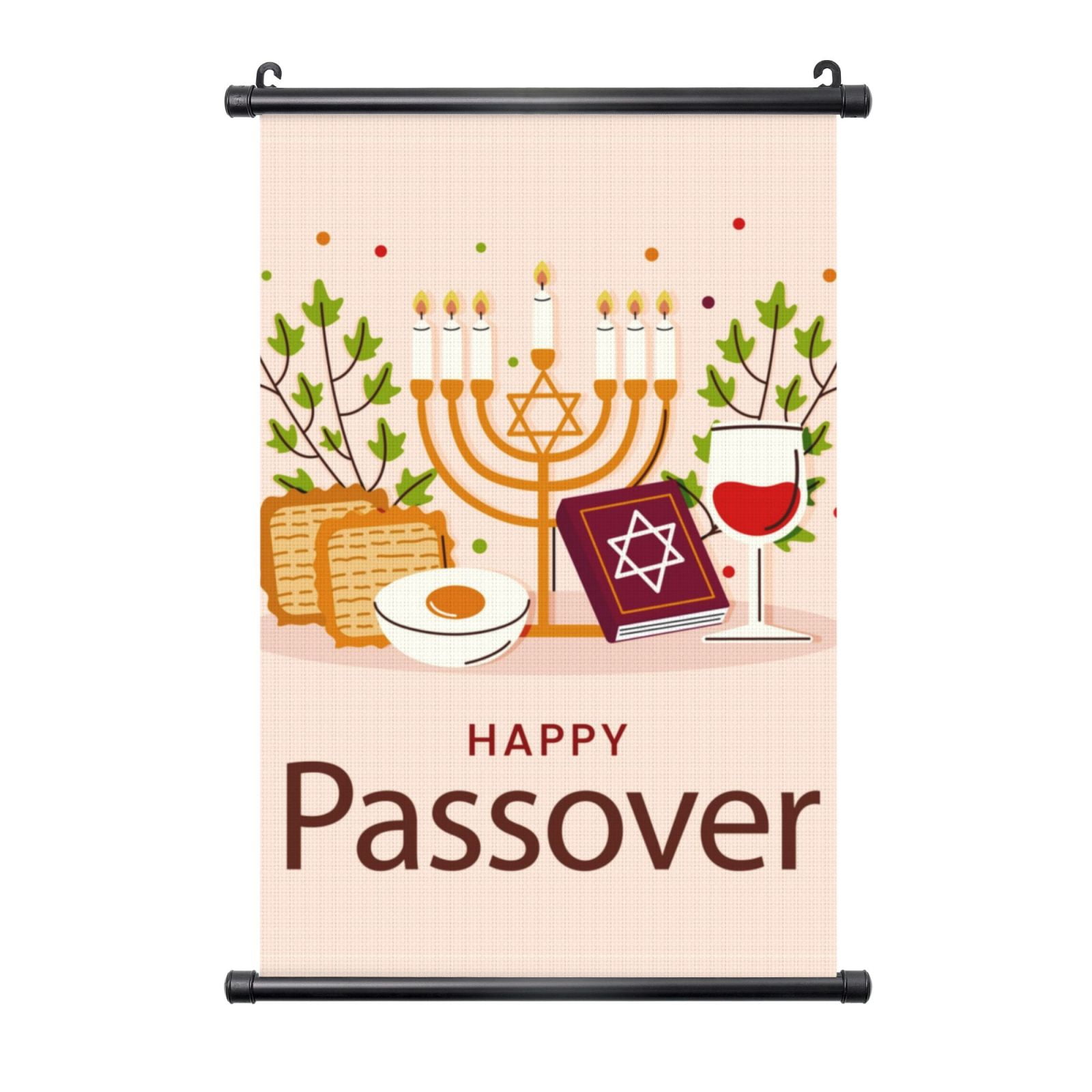 Happy Passover Je-wish Holiday Poster Wall Art Banner Backdrop Prints ...