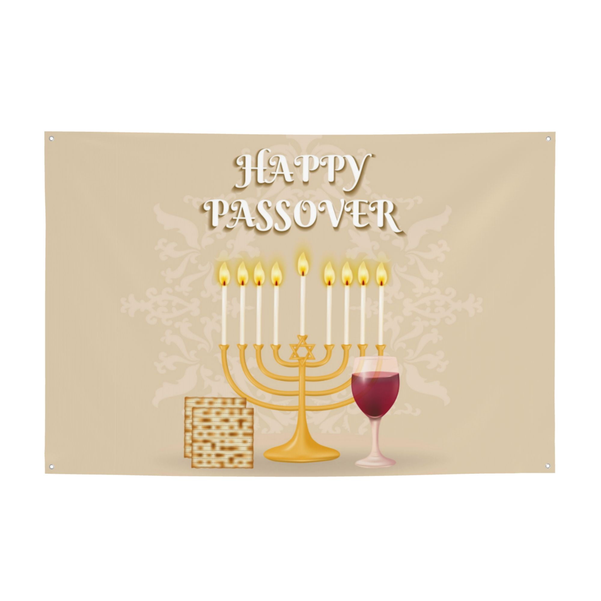 Happy Passover Jewish Holiday 2024 Backdrop Banner Holiday Decoration ...