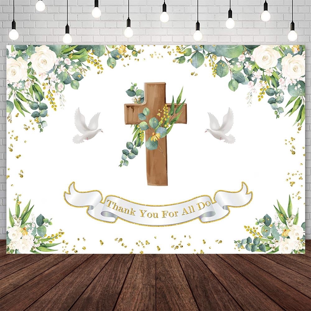 Happy Pastor Appreciate Day Backdrop Thank You for All You Do We ...