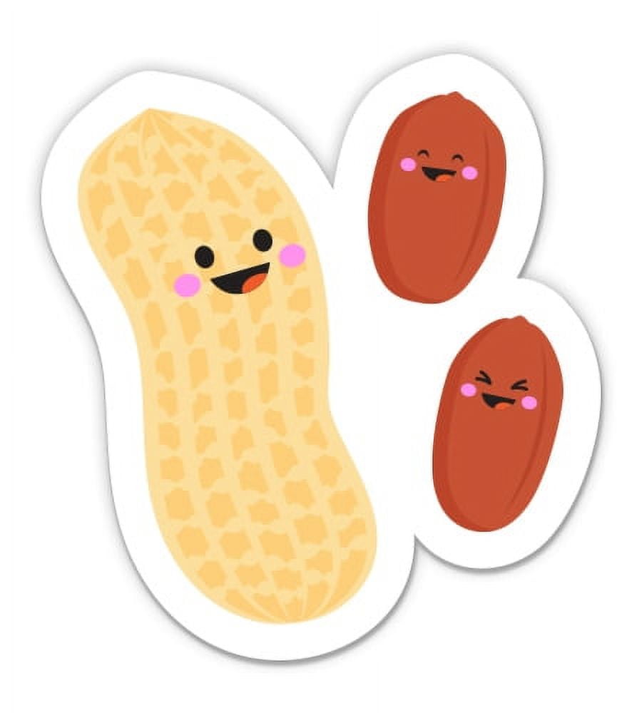 Happy Peanuts - 12" Vinyl Sticker Waterproof Decal - Walmart.com