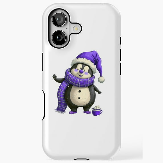 Happy Penguin Craft Design Winter Style Phone Case 17 16 15 14 13 12 11 ...