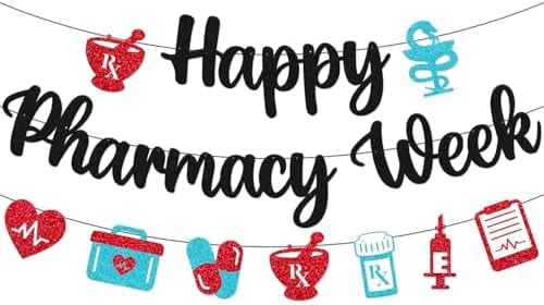 Happy Pharmacy Week Banner Pharmacy Party Decorations Pharmacist ...