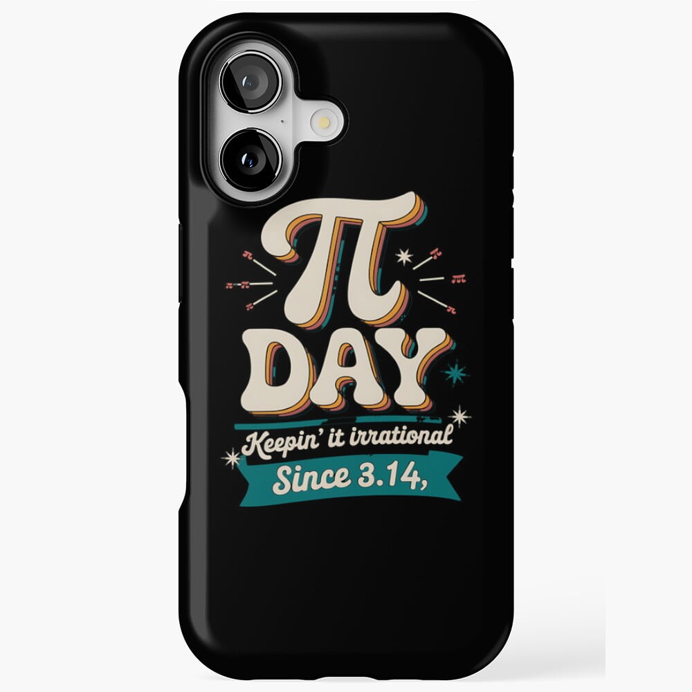 Happy Pi Day Math Lover Teacher Design Phone Case for iPhone 17 16 15 ...