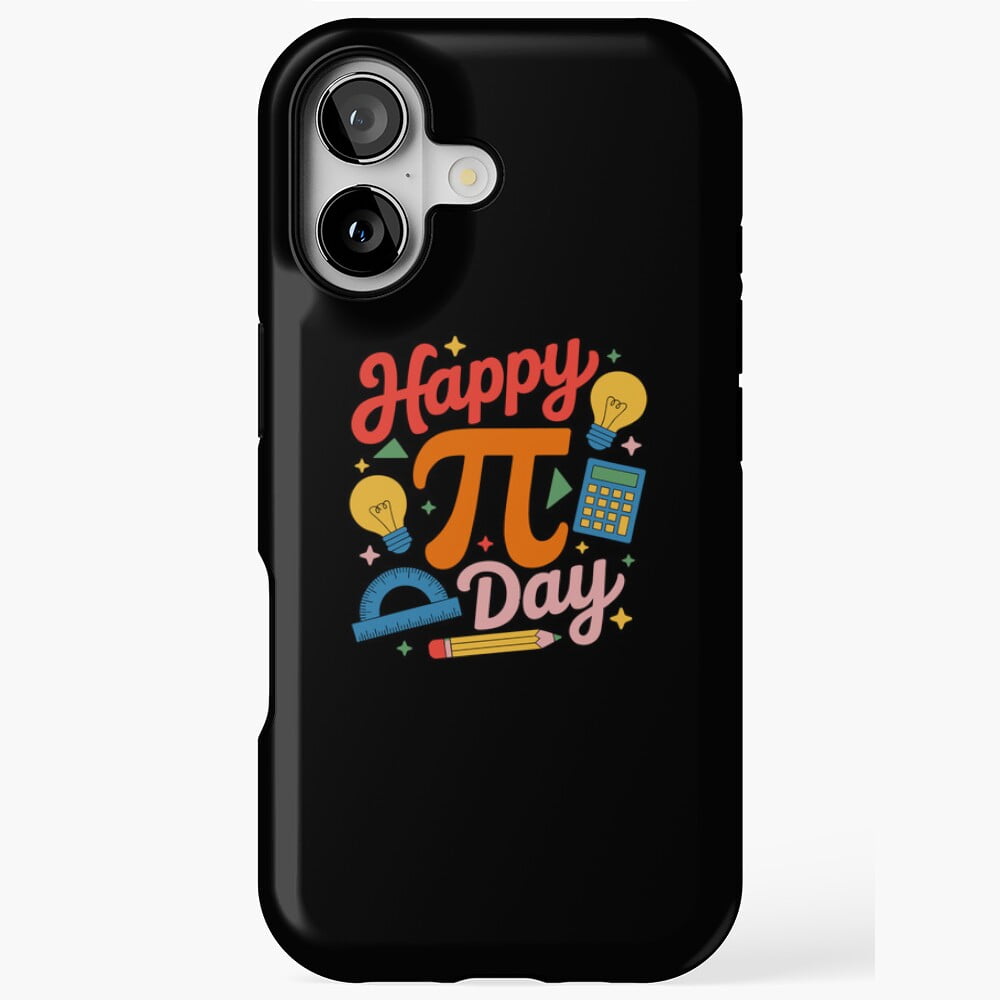 Happy Pi Day Minimal Style Phone Case for iPhone 17 16 15 14 13 12 11 ...