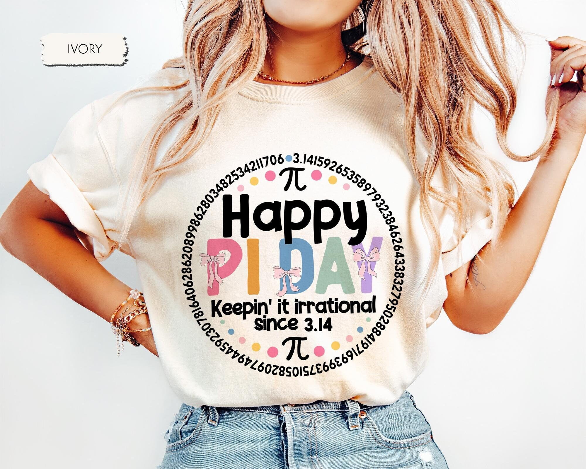 Happy Pi Day Shirt, Math Teacher Shirt, Pi Day Coquette Shirt, Keepin ...