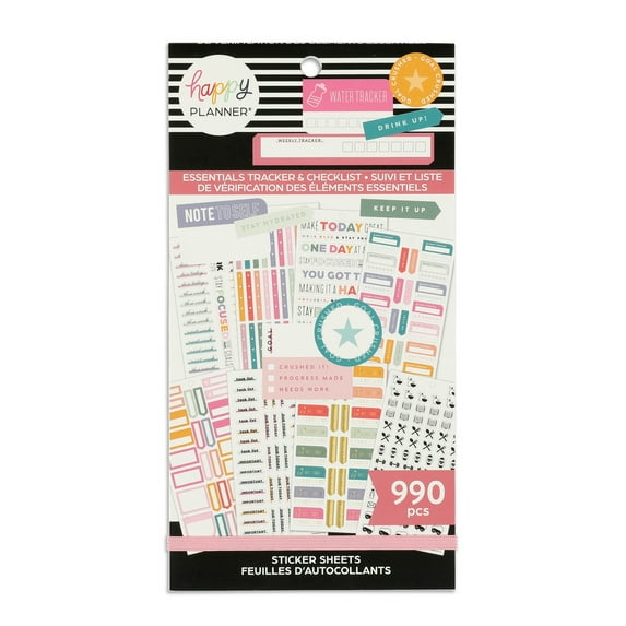 "Happy Planner Sticker Book, 30 Pages, 597 Seasonal Stickers, 9"" x 0. ...