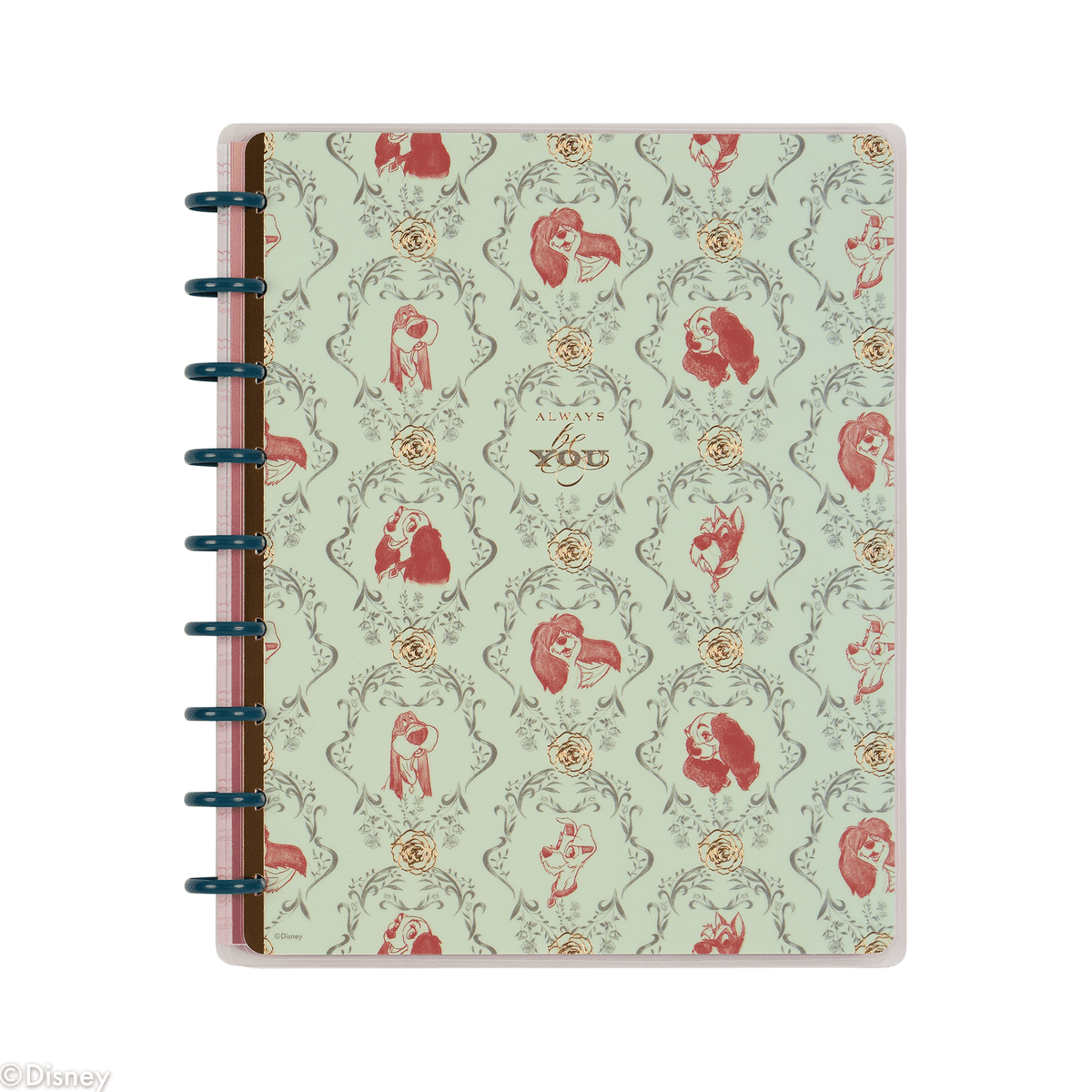 Happy Planner Disney Lady & The Tramp Dotted Lined Classic Notebook ...