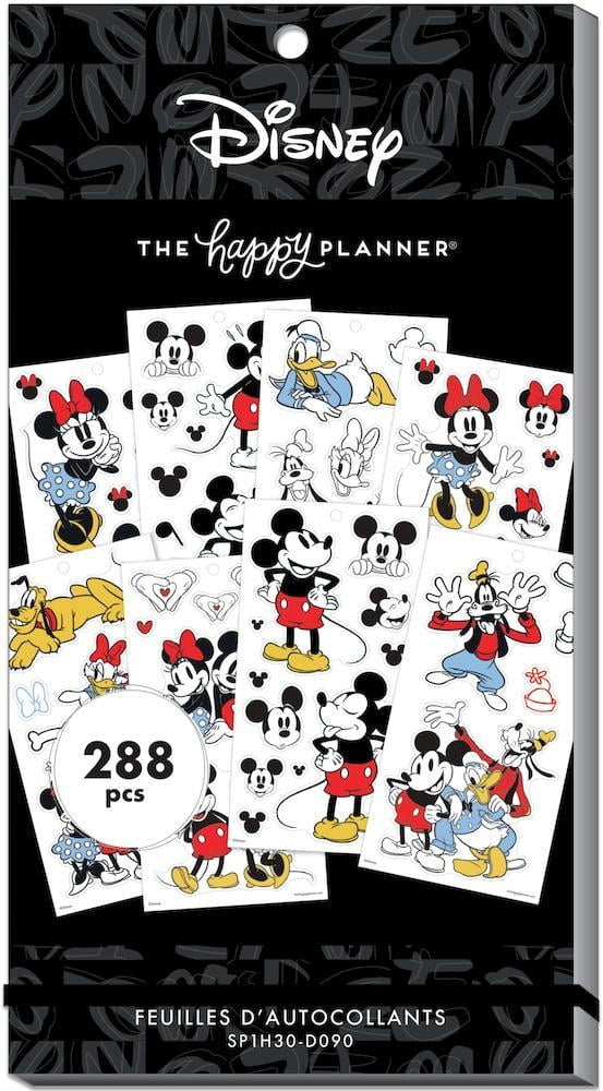 Happy Planner Disney Mickey Mouse Colorful Boxes Stickers (288 pcs ...