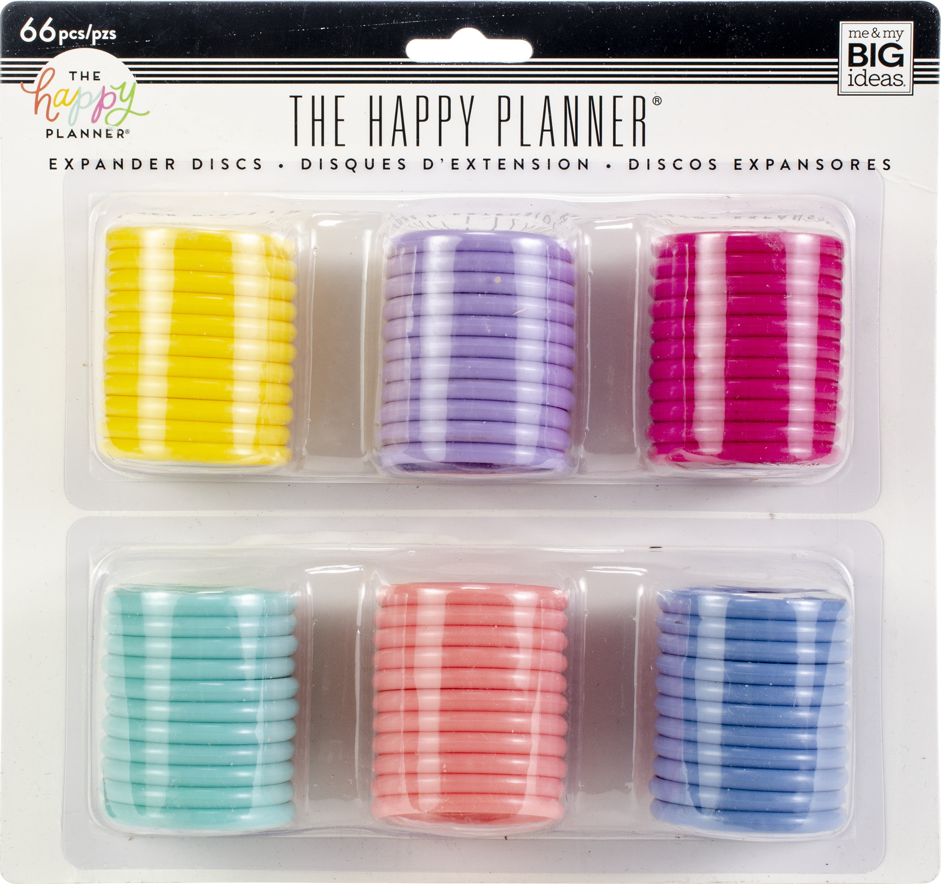 Happy Planner Expander (Big) Disc Value Pack 66/Pkg-Multi Colors ...