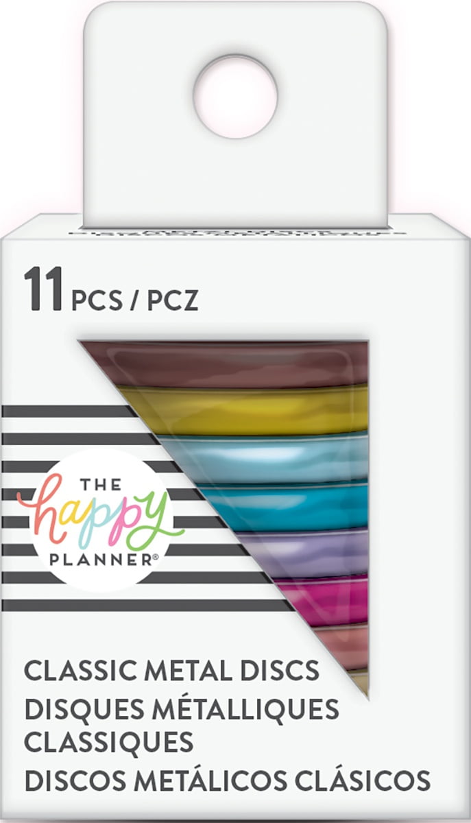 Happy Planner Medium Metal Expander Discs 11/Pkg-Rainbow - Walmart.com