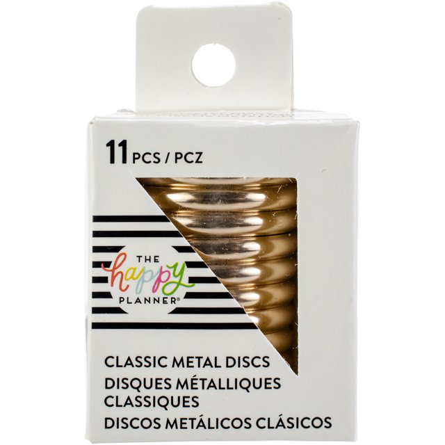 Happy Planner Medium Metal Expander Discs 11/Pkg-Rose Gold - Walmart.com