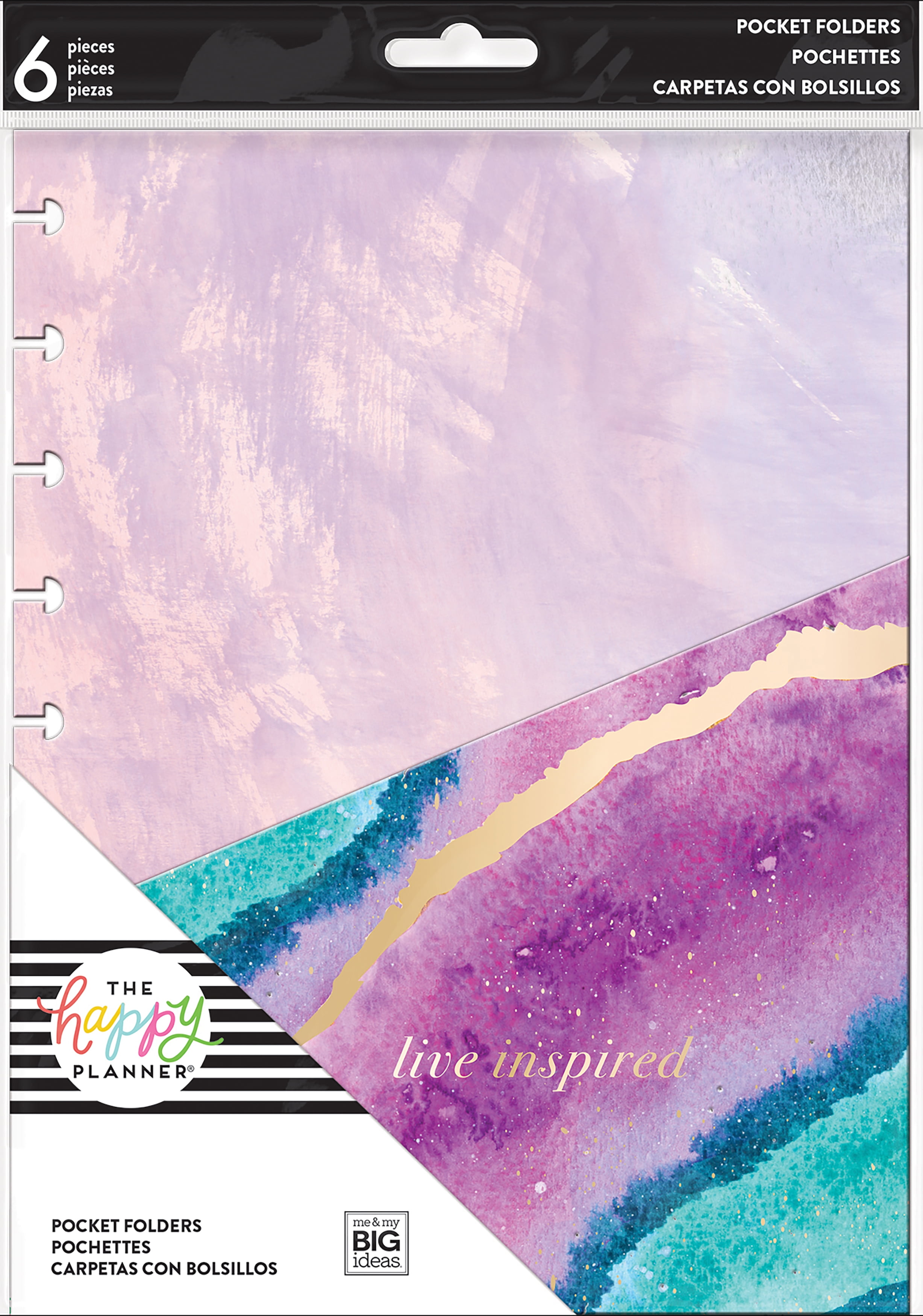 Happy Planner Medium Planner Folders 6/Pkg-Everyday - Walmart.com