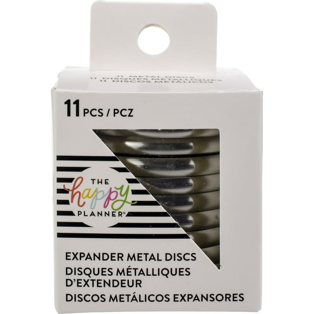 Happy Planner Metal Expander (BIG) Discs 1.75" 11/Pkg-Silver - Walmart.com