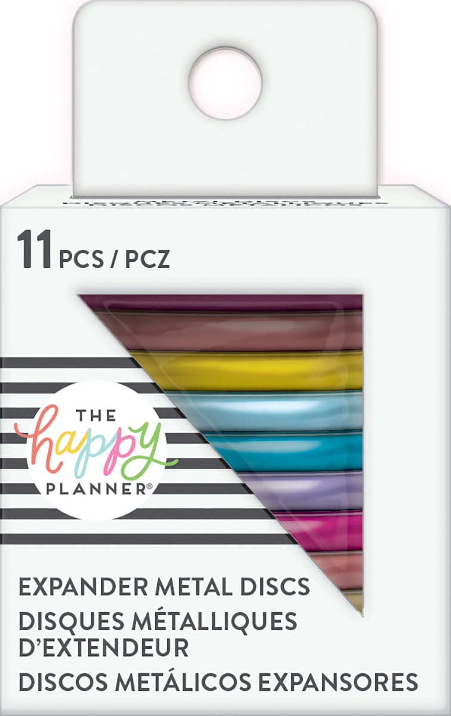 Happy Planner Mini Metal Expander Discs 11/Pkg-Rainbow - Walmart.com