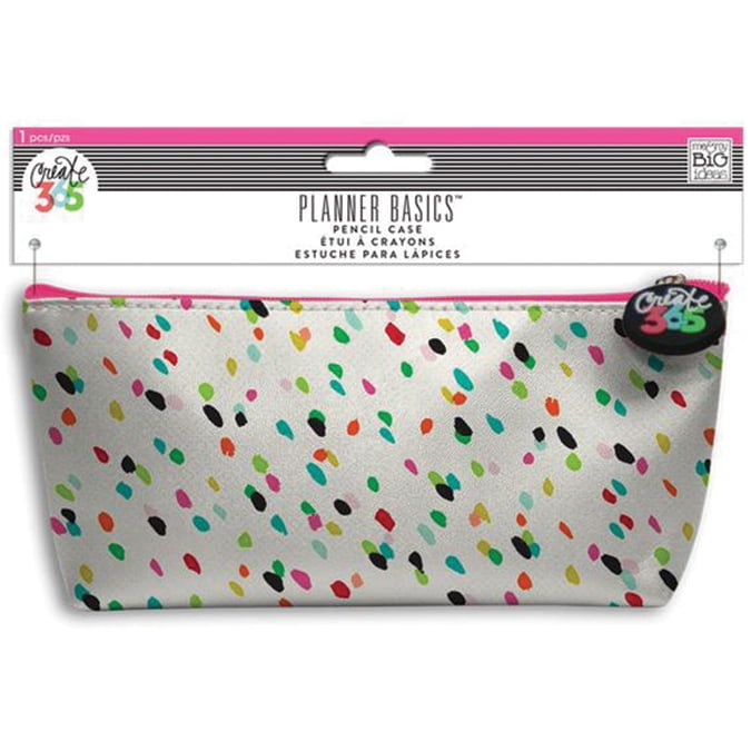 Happy Planner Pencil Pouch 3.5"X8.25"-Bright - Walmart.com