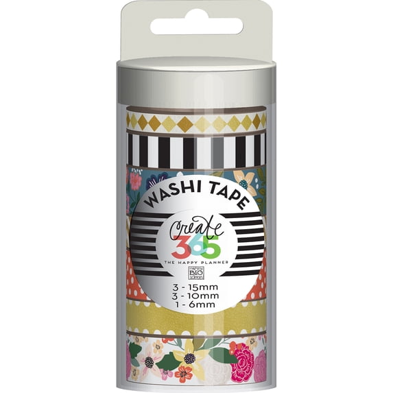 Happy Planner Washi Tape 7/Pkg-Botanical Garden - Walmart.com