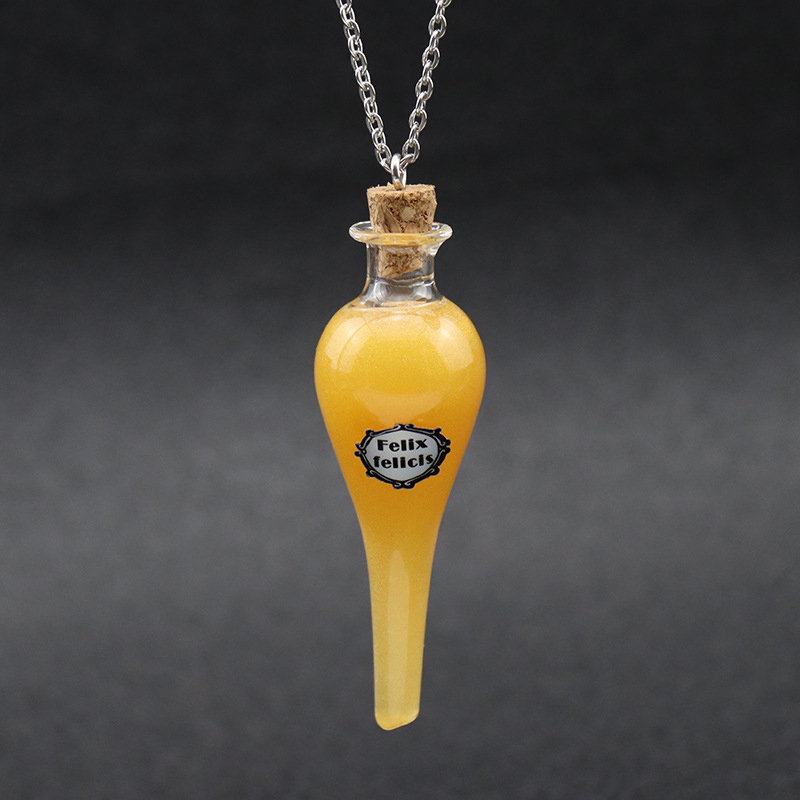 Happy Potion Magical Liquid Luck Color Changing Glass Potion Bottle ...