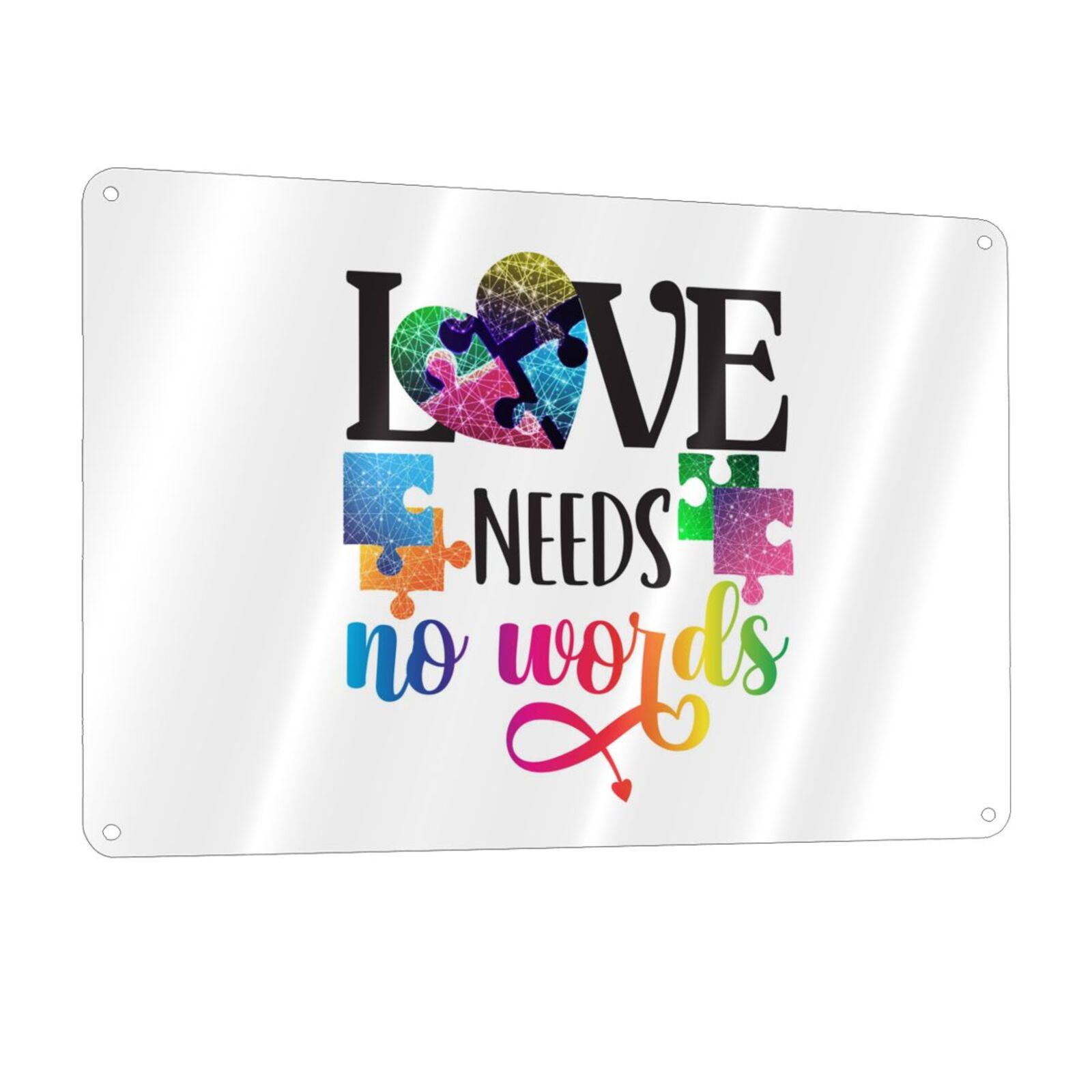 Autistic Autism Awareness Day Month 2024 Sign 12x8in Indoor Outdoor ...