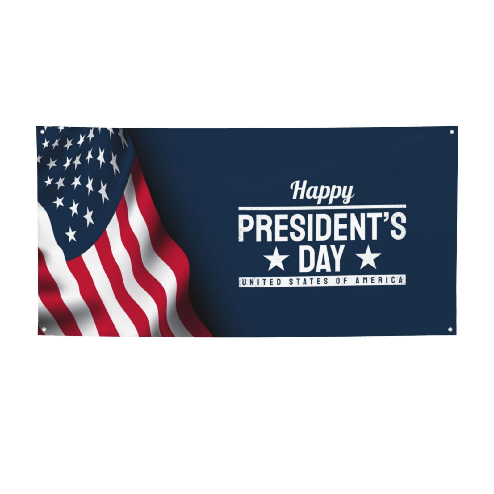 Happy President's Day Banner Backdrop Porch Sign Small Holiday Banners ...