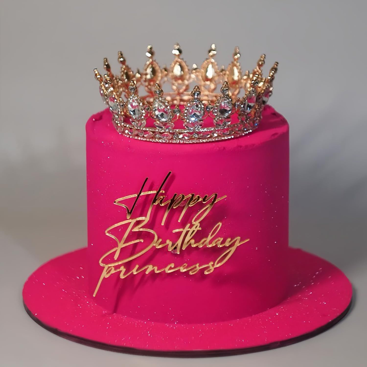 Happy Queen Cake FEV6 Topper,Acrylic Happy Birthday Cake Decoration for ...