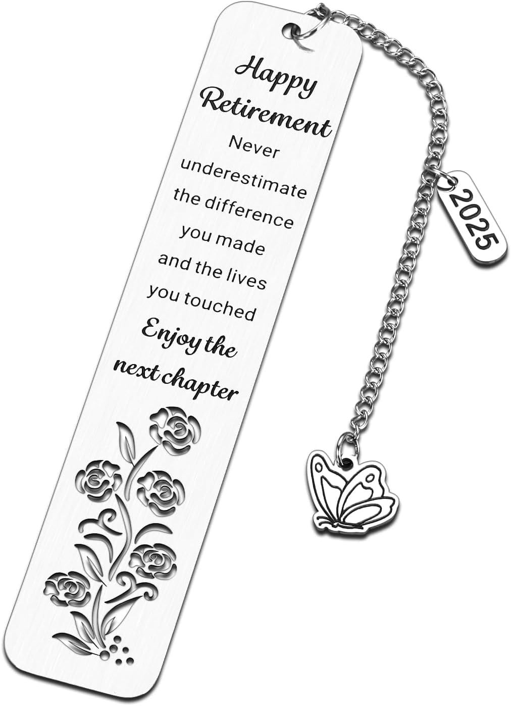 Happy Retirement 2025 Bookmark Gifts for Women Men Coworkers Colleague ...