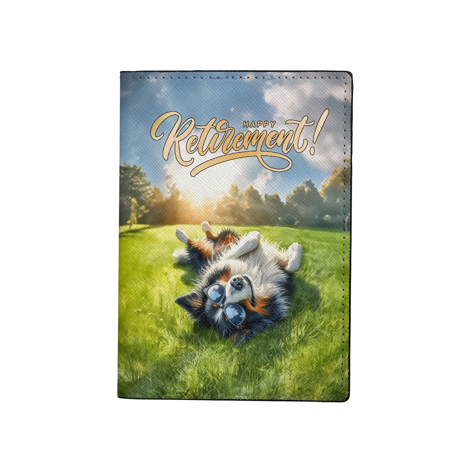 Happy Retirement with Border Collie Enjoy Life Rest Time Travel ...