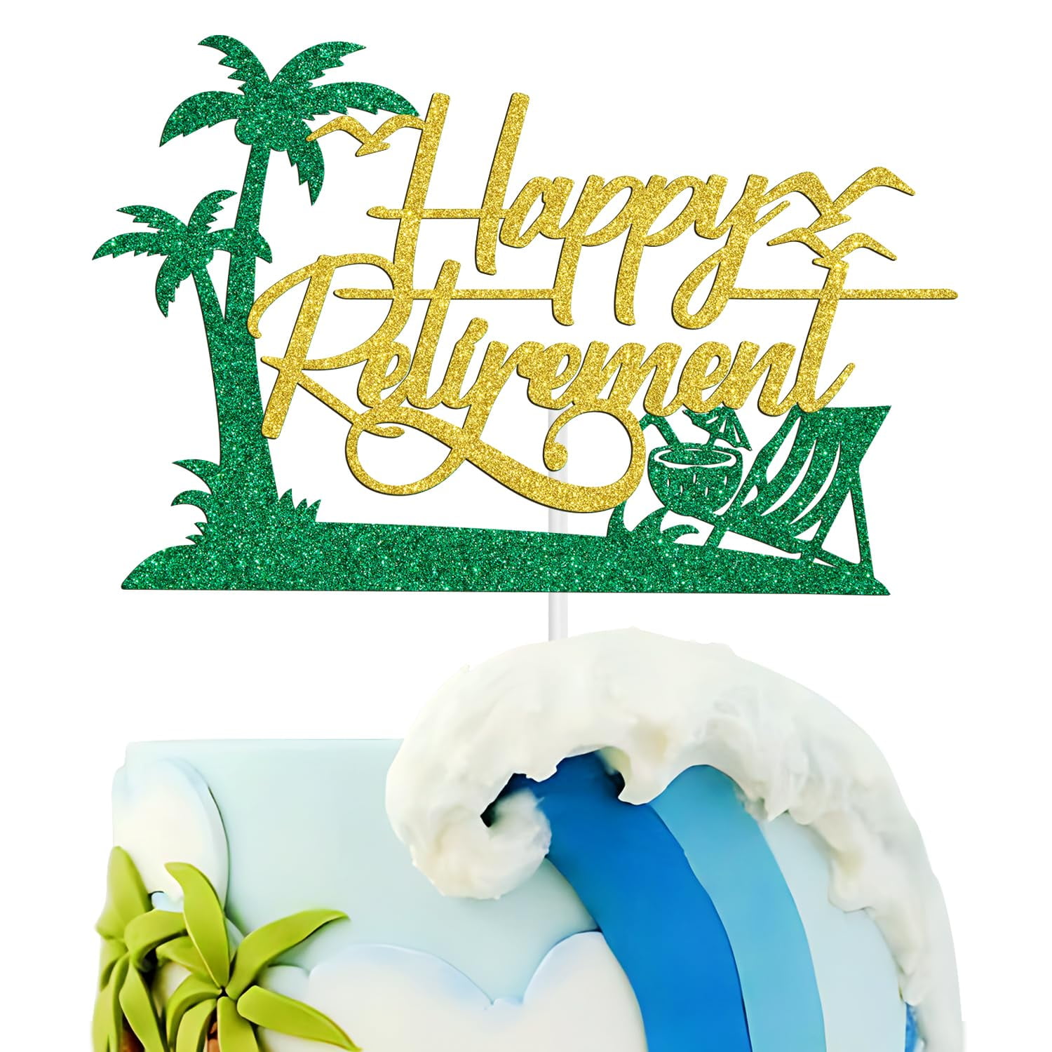 Happy Retirement Cake TWE5 Topper, Official Retired, Farewell ...