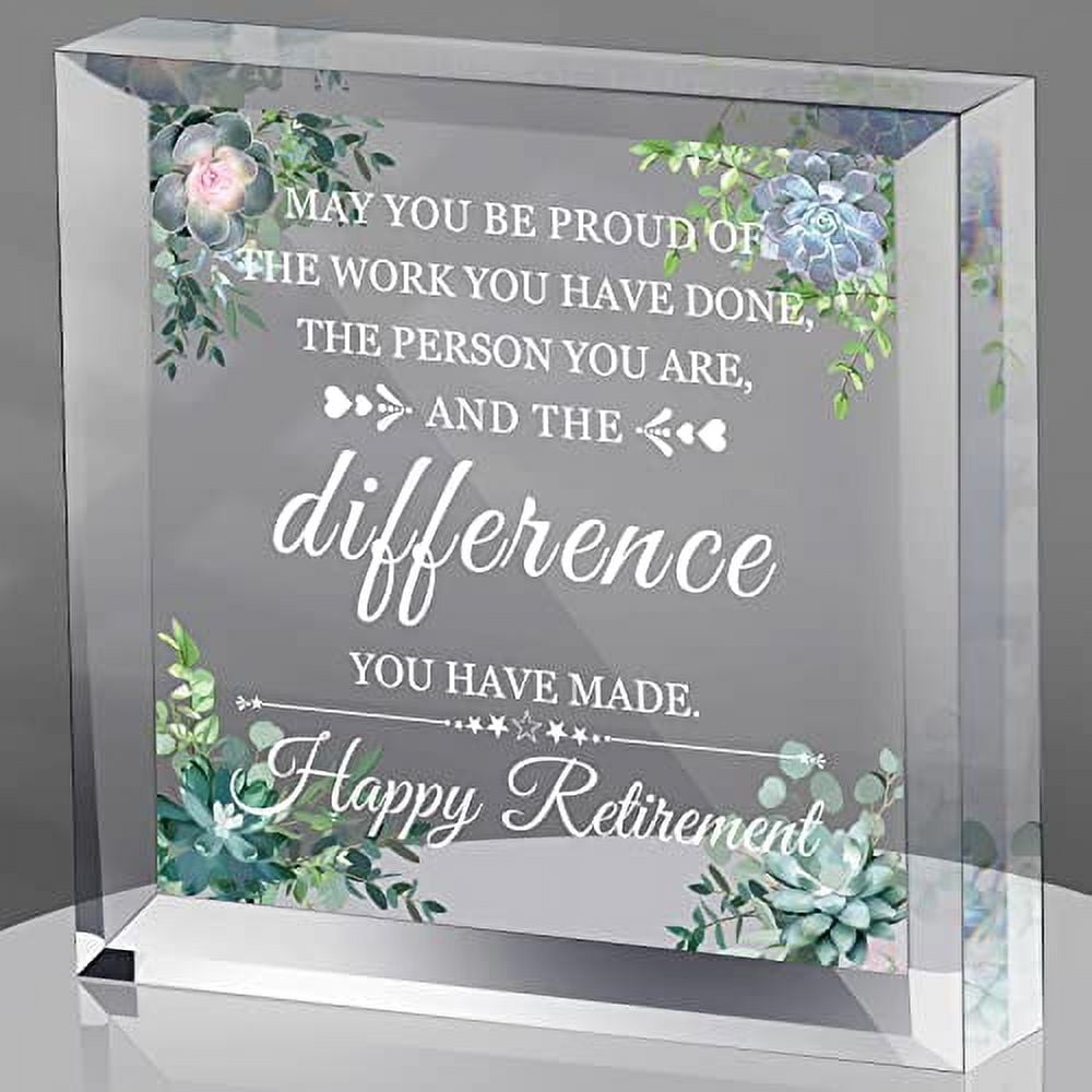 Happy Retirement Gifts for Men Women May Be Proud of The Work Have Done ...