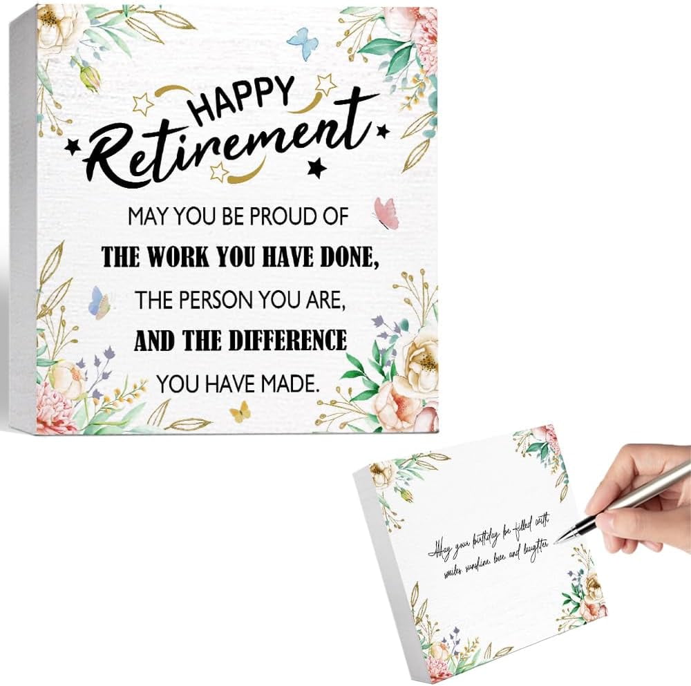 Happy Retirement Gifts for Women Men,May You be Proud of the Work You ...